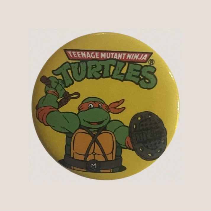 Radical 90s Mutant Ninja Turtles Movie Pin – Vintage and Antique Gifts