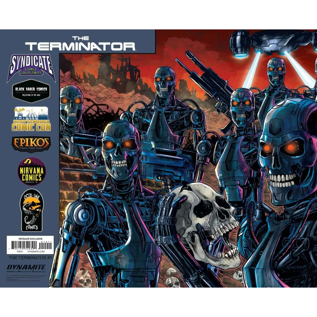 Epic Terminator Comic Book Cover Collectible – Vintage and Antique Gifts