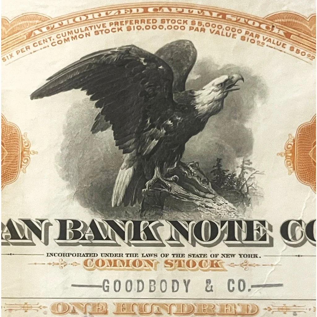 Rare American Bank Note Stock Certificates 1930s – Vintage and Antique ...
