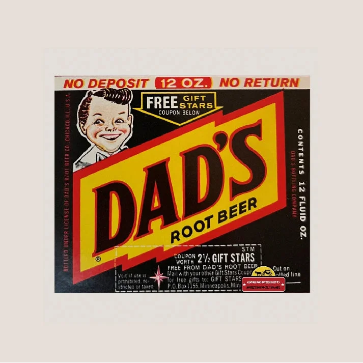 Vintage Dads Root Beer Label Revives 60s Chicago – Vintage and Antique ...